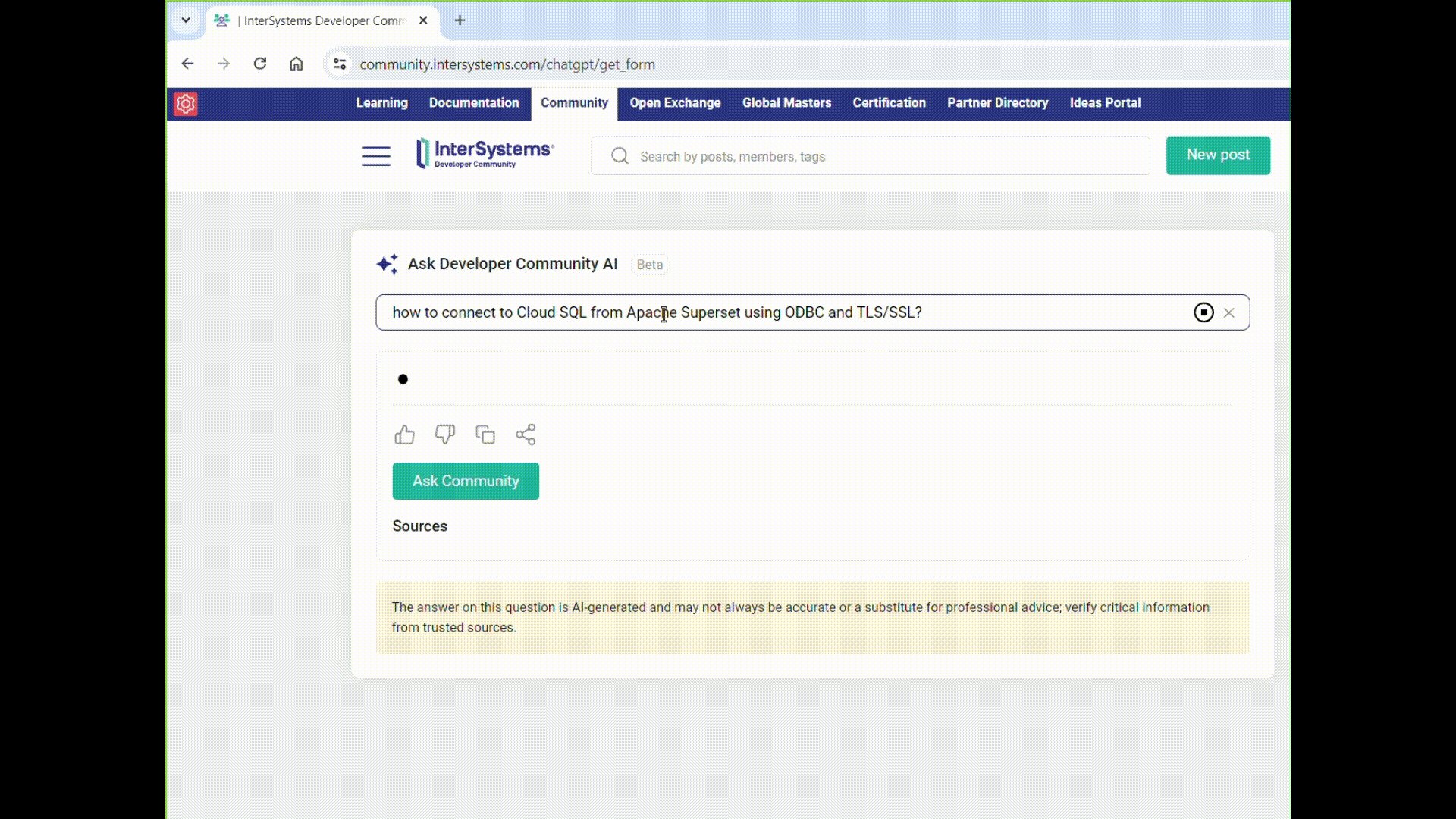 Chegou a IA na Comunidade de Desenvolvedores ! | InterSystems Developer